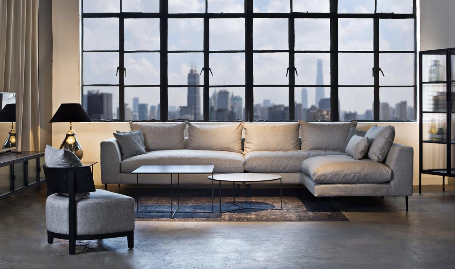 Modulaire lounge zitbank Justin zetel PR LIVING bij PR LIVING-shop ...