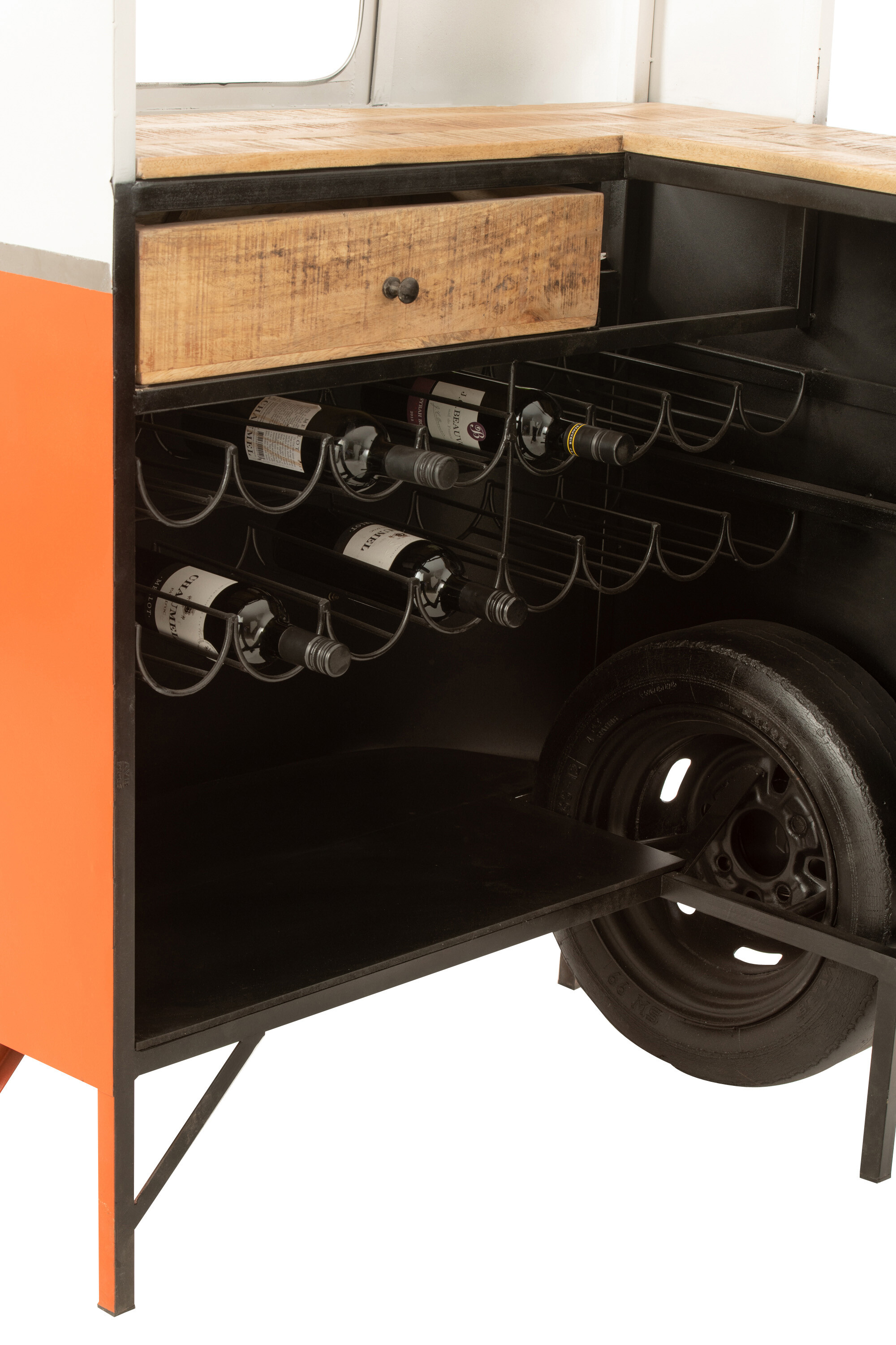 Bar Iron White Bus J-Line All decoration @ LIVING-shop pleasure of ...