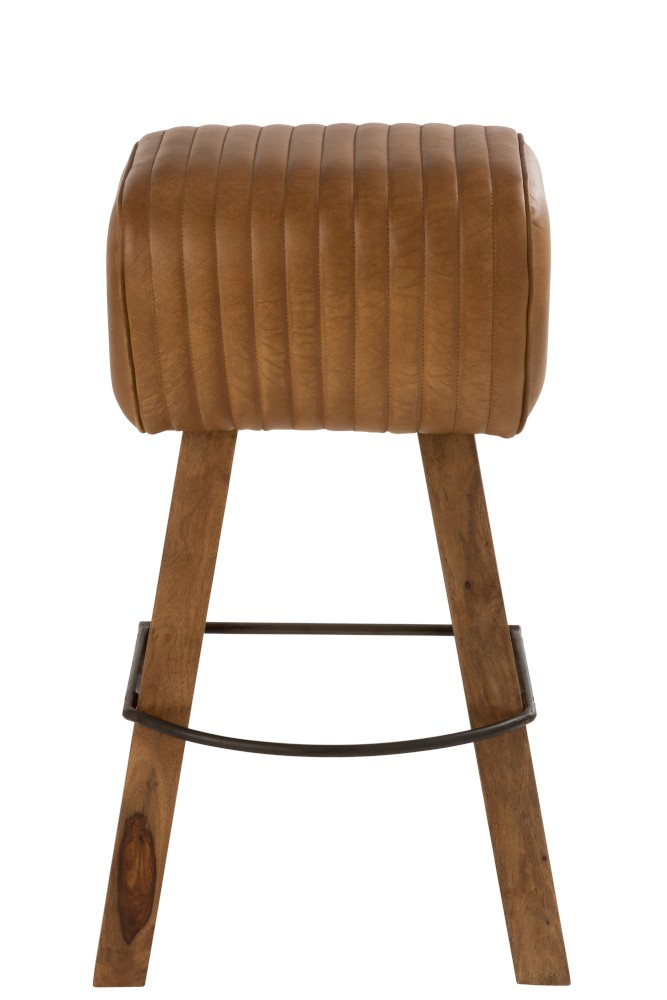 Gym bok leder barkrukken | LIVING-shop, stijlvol wonen webshop