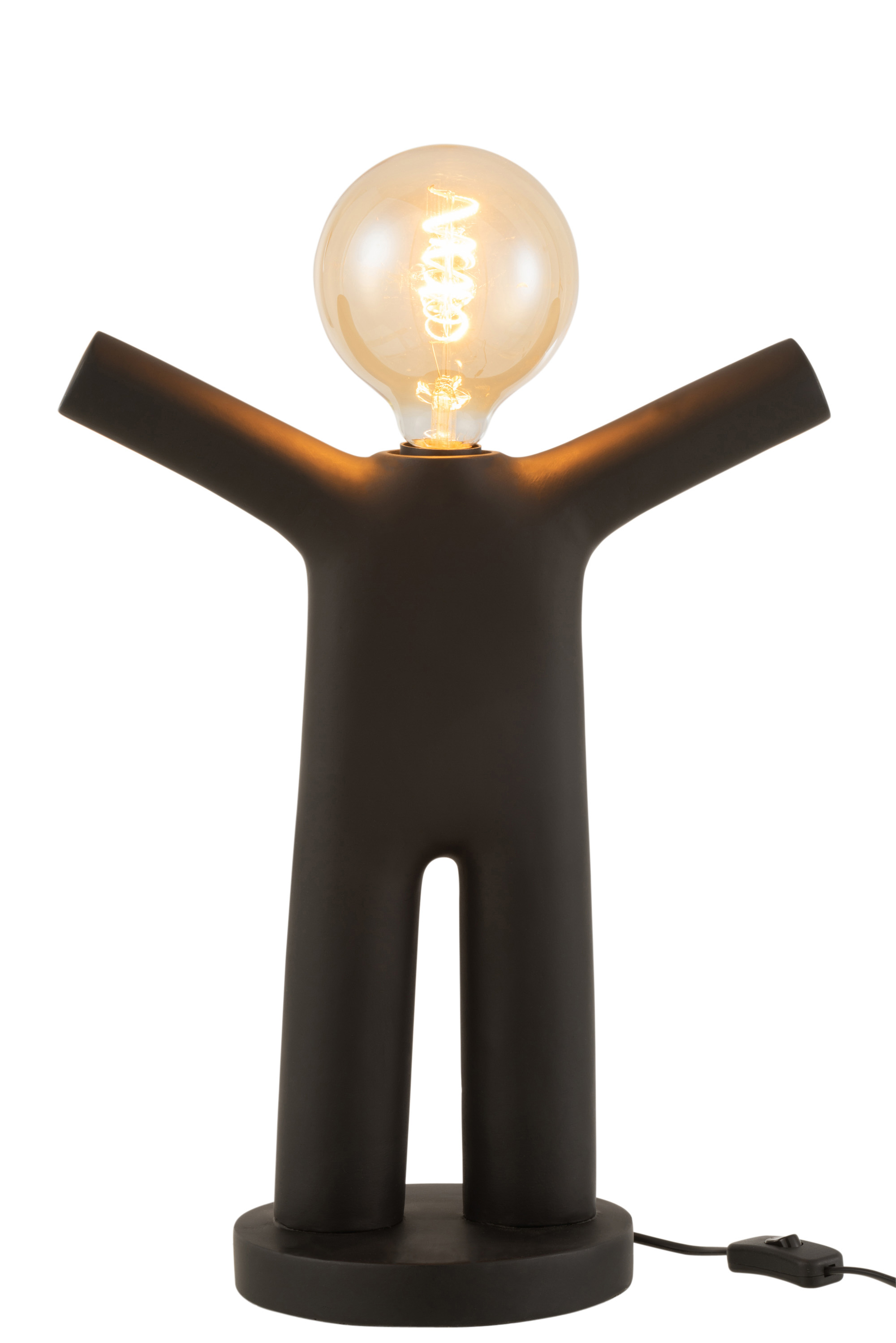 P'tit Maurice lamp mannetje lamp zwart | LIVING-shop, stijlvol wonen ...