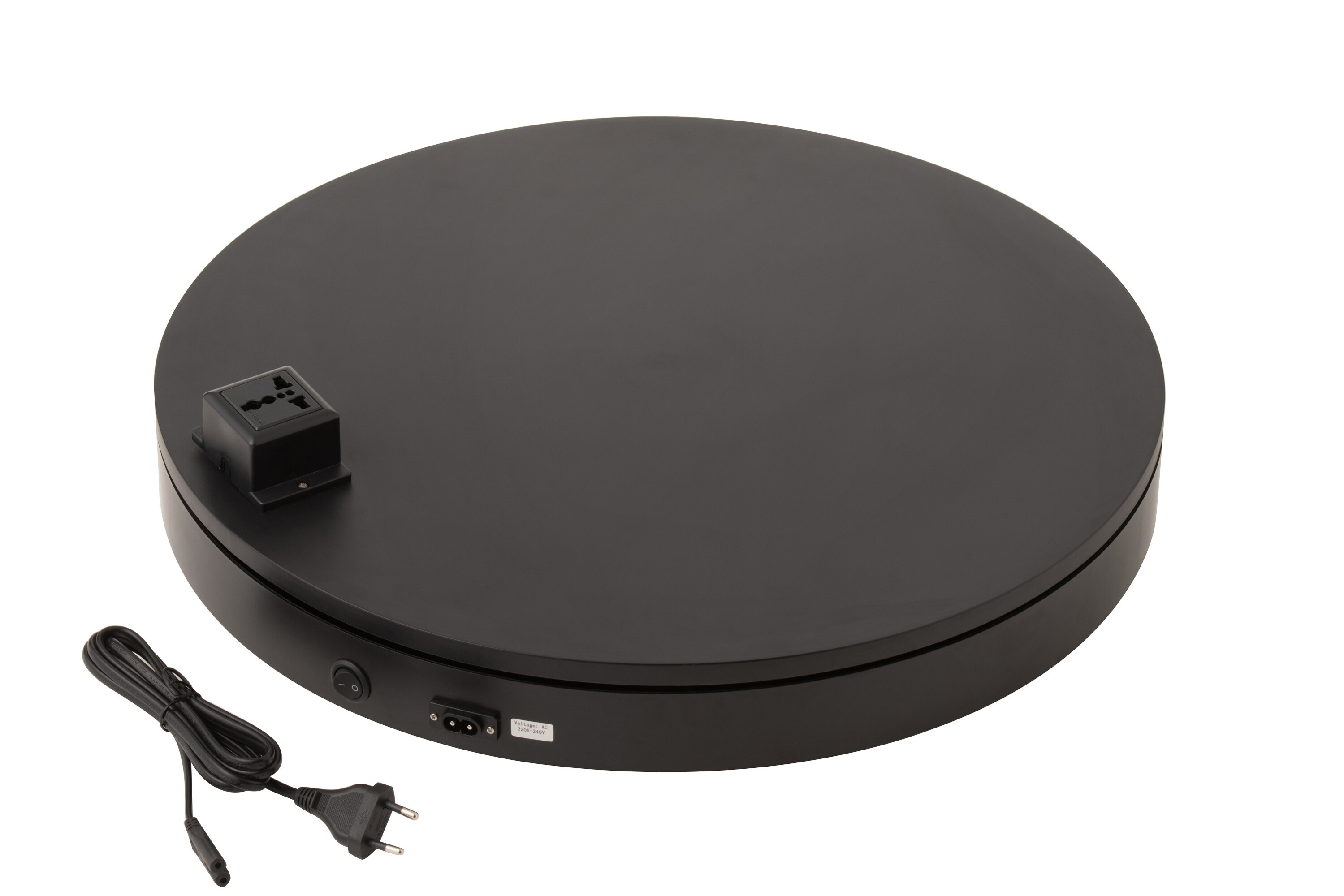 Rotating base electric with socket 100kg J-Line online store LIVING-shop.eu