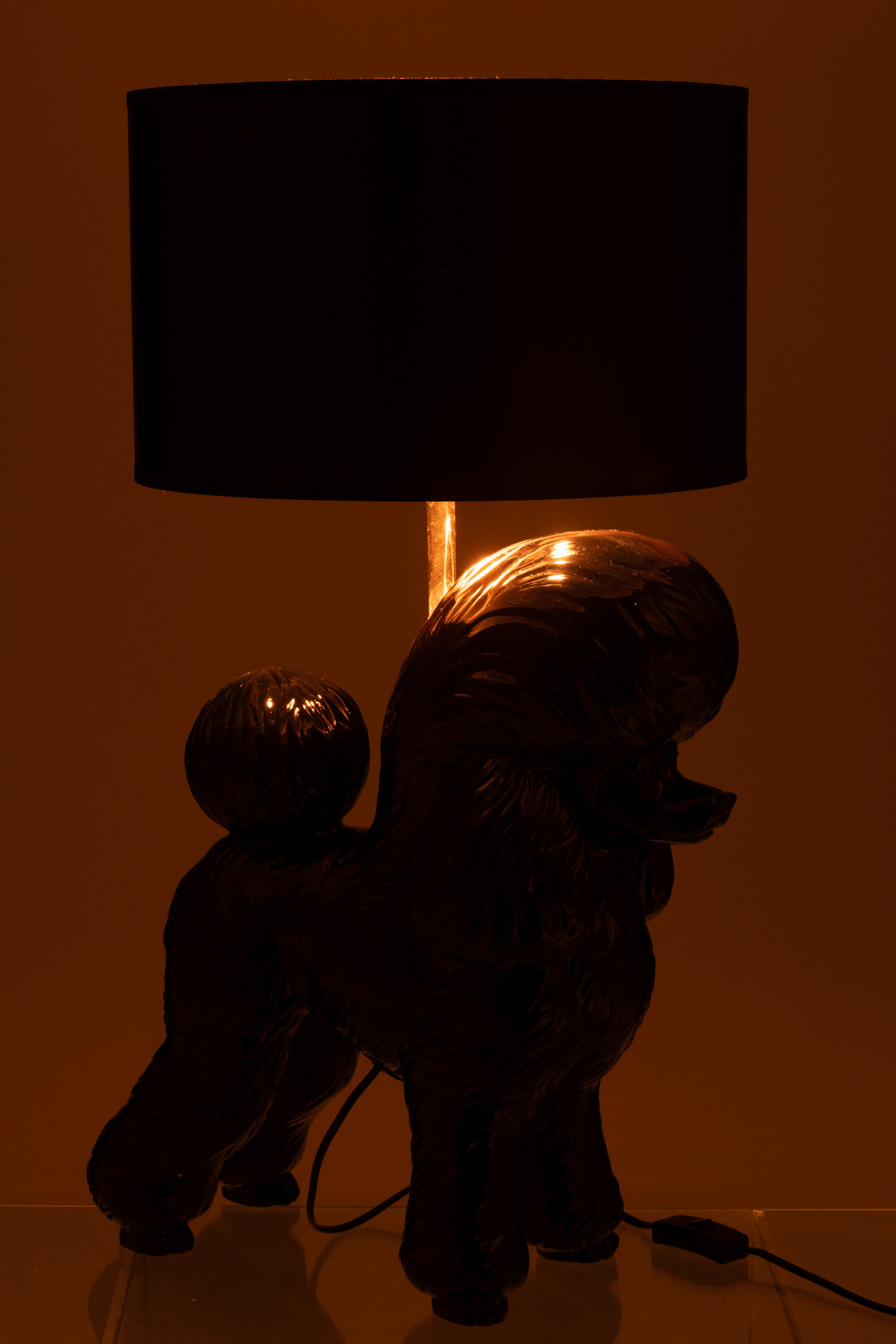 Table lamp dog Poodle J-line online store LIVING-shop.eu