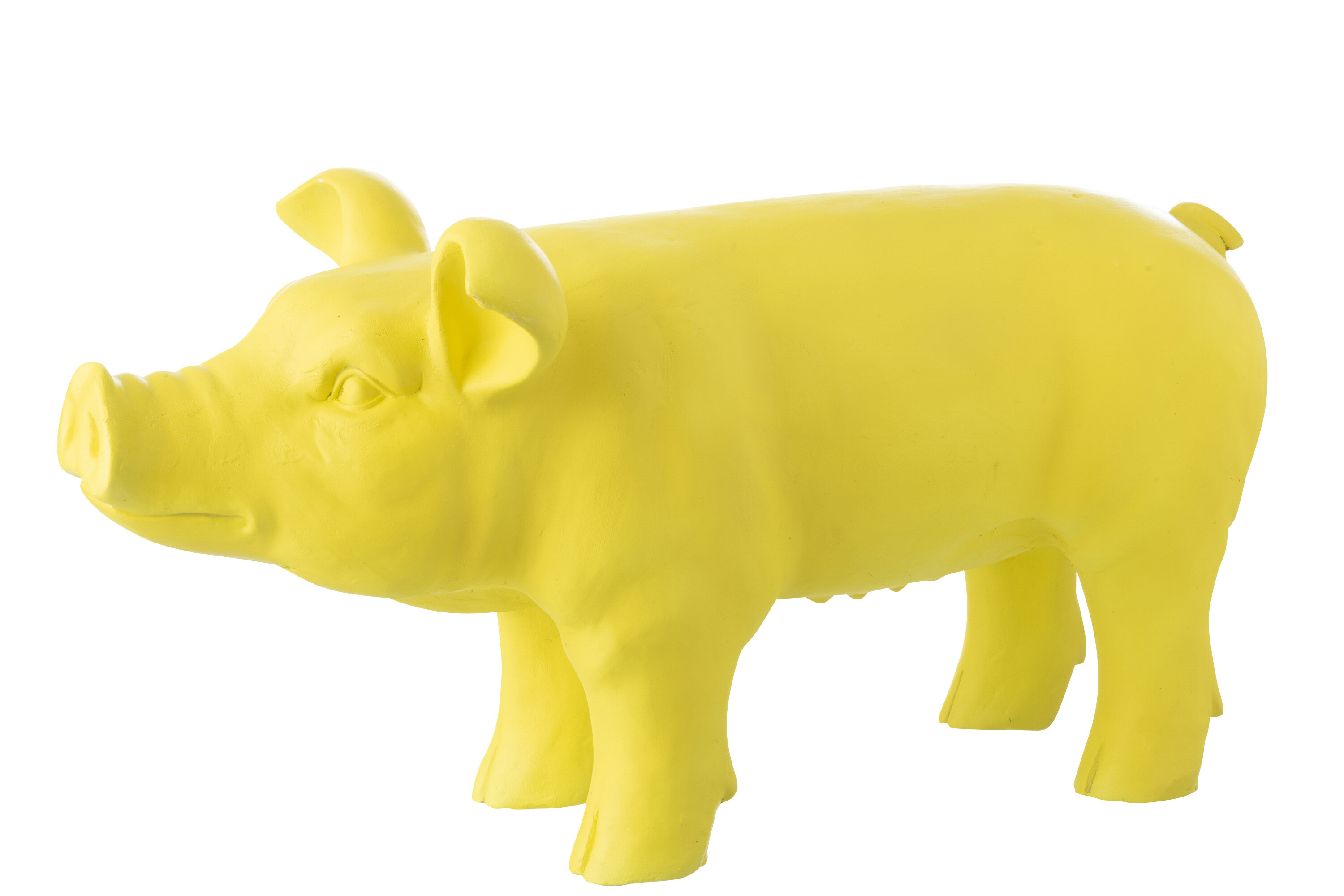 Decorative Pig Garden Statue J-Line @ LIVING-shop online store