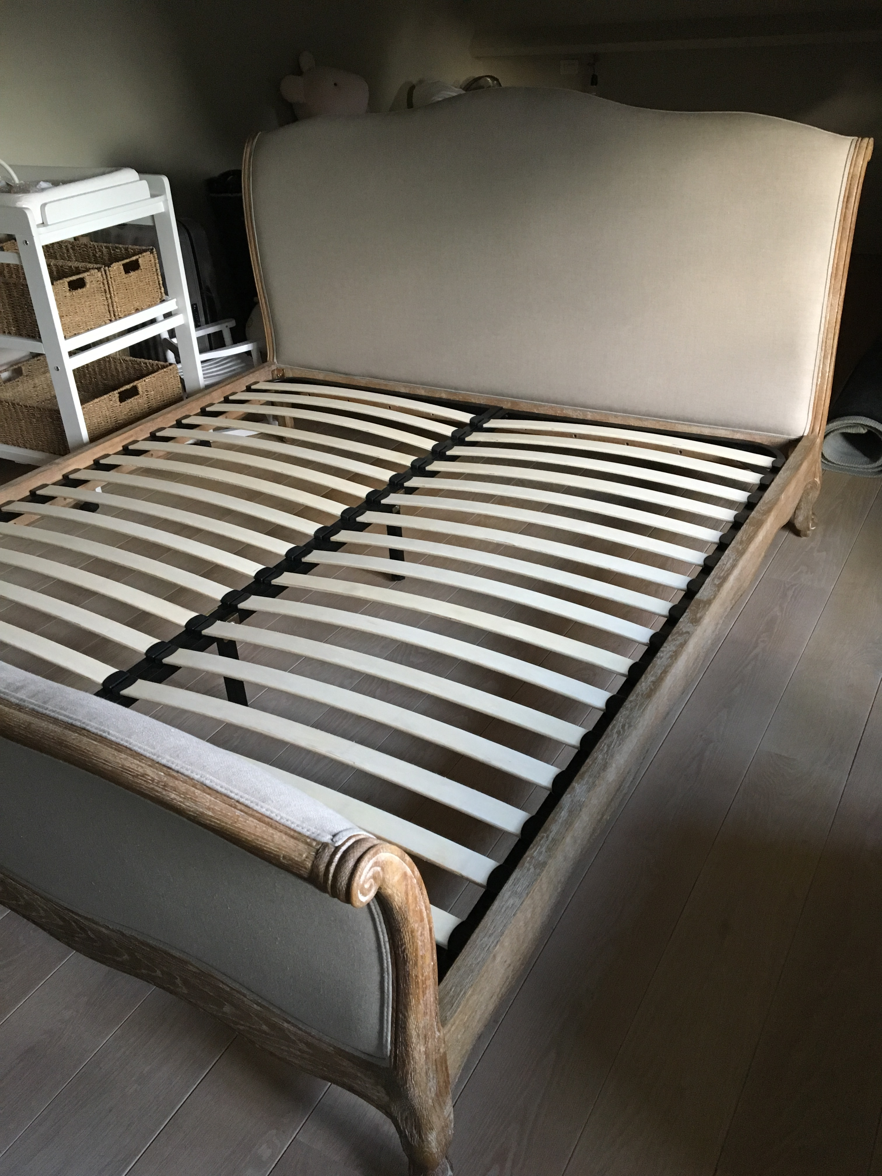 Eiken bed landelijke stijl online kopen #LIVING-shop, wonen landelijke ...