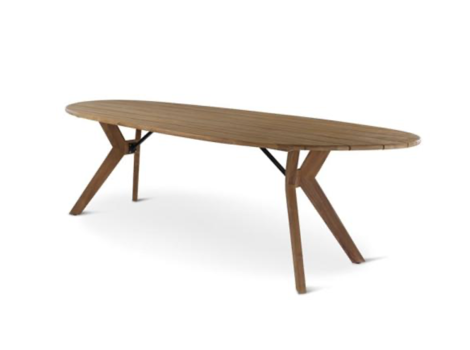 Castor table teak Castle Line @ LIVING-shop.eu