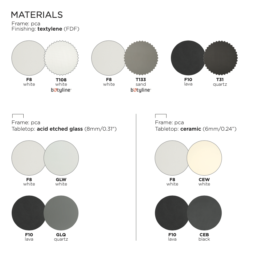Diphano Selecta dineertafel H75, Outdoor design meubels @ LIVING-shop.eu