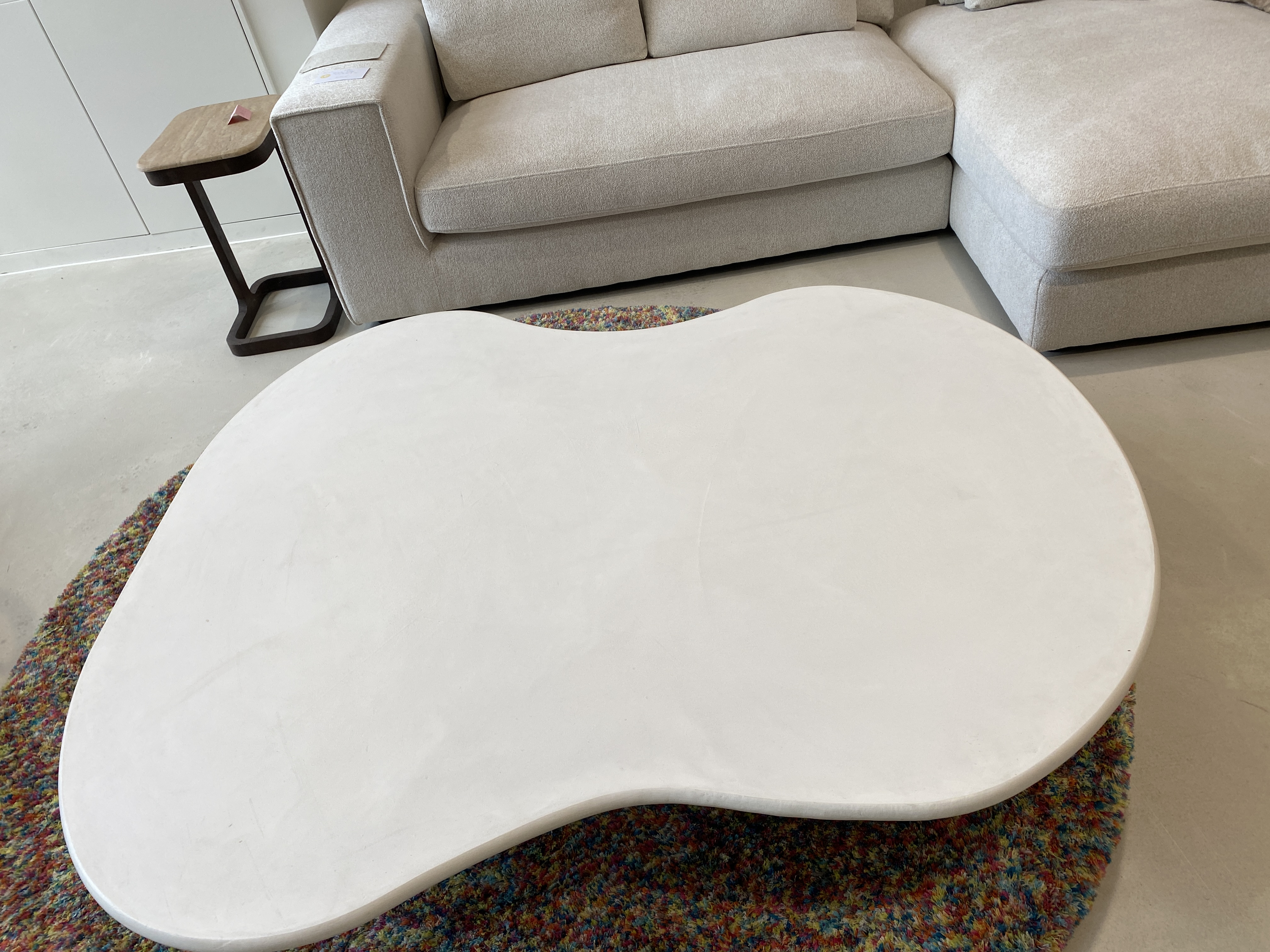 Organic salontafel Terrazzo en Mortex 150x130 | LIVING-shop, stijlvol ...