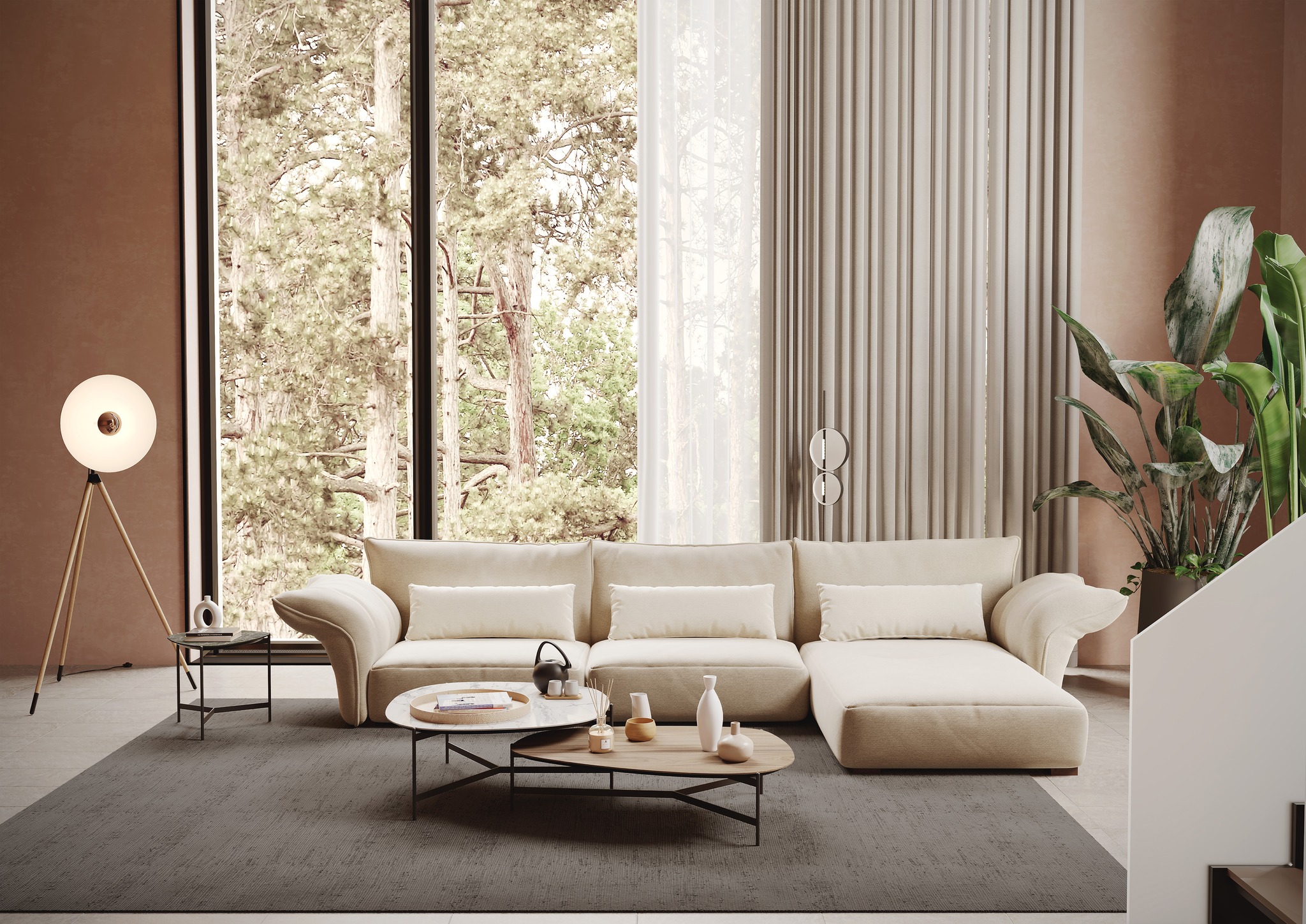 Comodo sofa modern design PR LIVING online kopen! LIVING-shop stijlvol ...