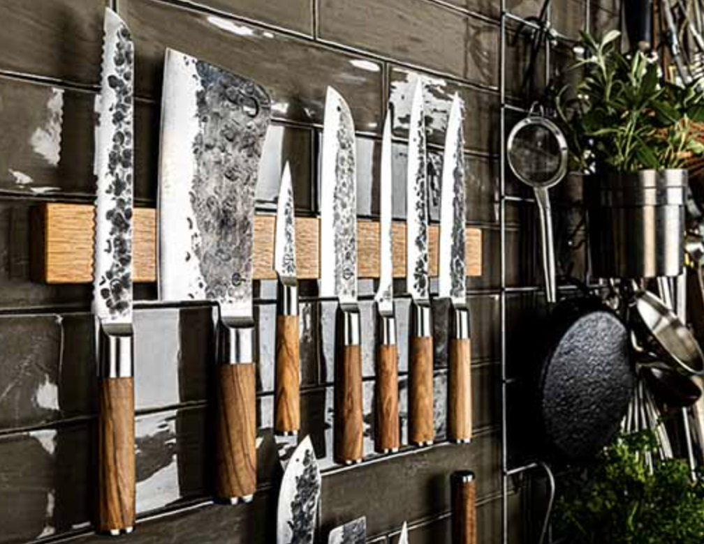 Forged Koksmessen en Barbeque messen @ Living-shop.be