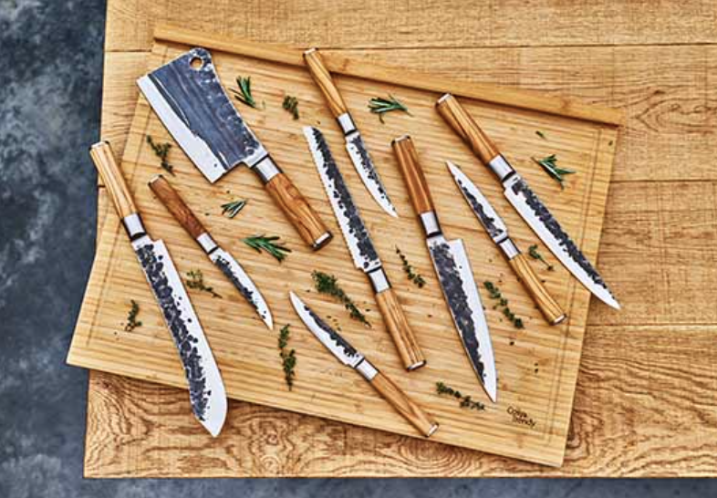 Forged Koksmessen en Barbeque messen @ Living-shop.be